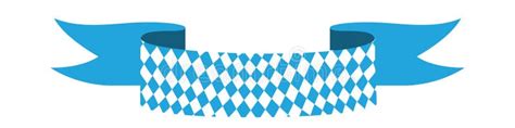 Bavarian Ribbon Oktoberfest Seamless Pattern With Blue And White