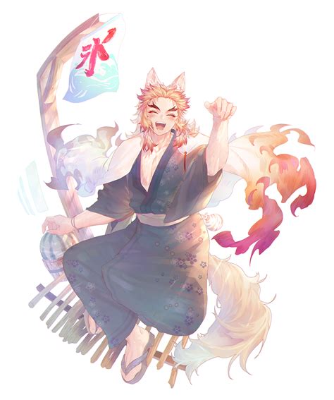 Rengoku Kyoujurou Kimetsu No Yaiba Drawn By Torano Danbooru