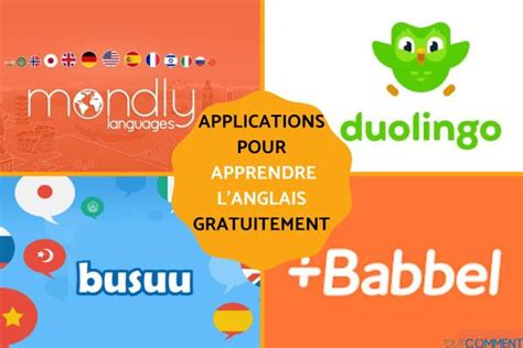 10 Meilleures Applications Pour Apprendre Langlais Gratuitement