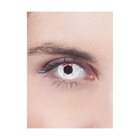 Bleeding Eye White Effect Contact Lenses