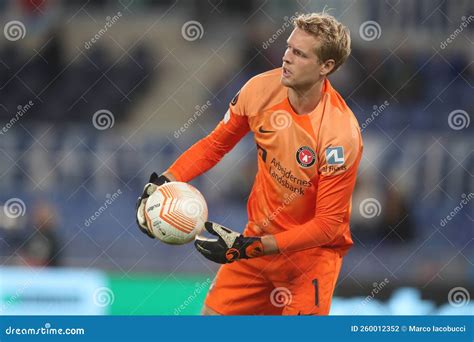 2022年10月27日欧洲欧联联赛20222023比赛第5天拉齐奥队对fc Midtjylland在罗马意大利 图库摄影片 图片 包括有