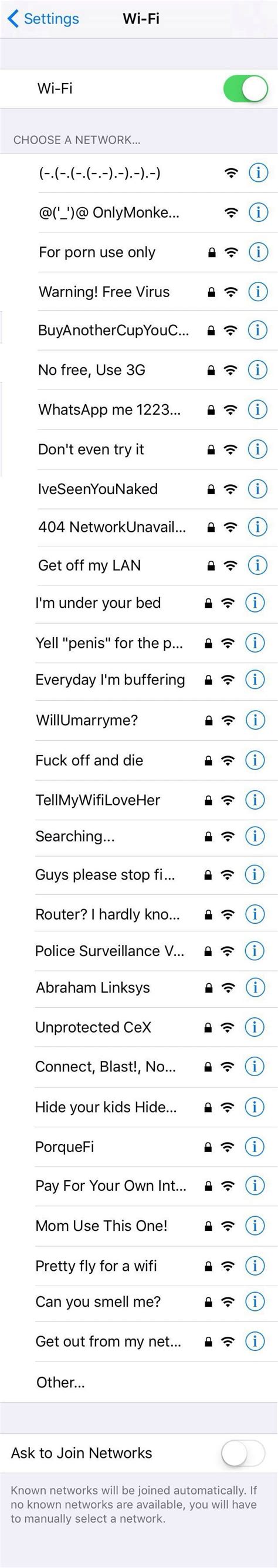 The List Of Best Awesome And Funny Wi Fi Names Ssid