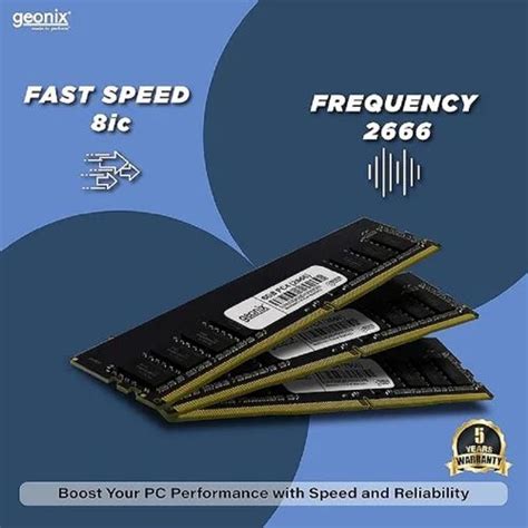 Ddr Sdram 2666 Mhz Geonix 8gb Ddr4 Desktop Ram At Rs 1099piece In Ddr Sdram 2666 Mhz Geonix 8gb Ddr4 Desktop Ram At Rs 1099piece In