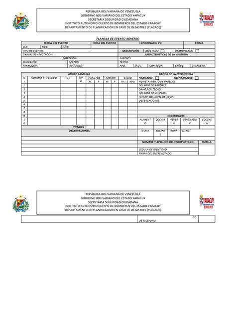Formato Evaluacion De Daños Pdf Desastres