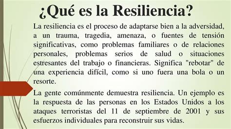 ¿qué Es La Resiliencia Scott Payes Udocz