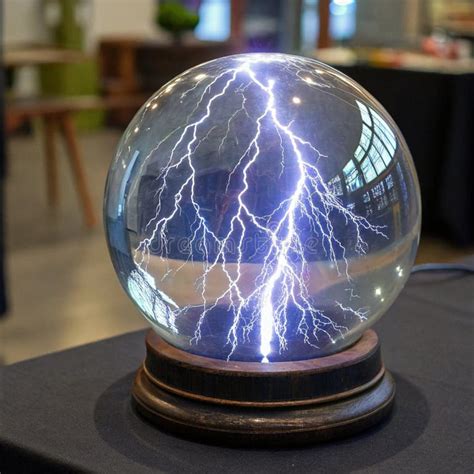 Lightning Ball An Illustration Of Lightning In A Globe Stock Illustration Illustration Of