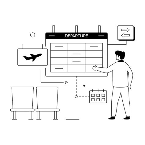 Premium Vector Data Analysis Character Based Line Illustration
