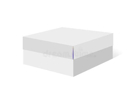 Favor Box T Box Dieline Template Stock Vector Illustration Of