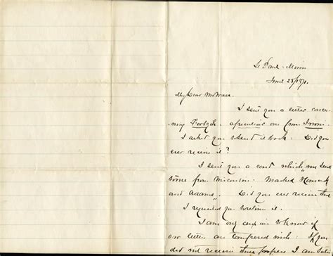 Major General Winfield Scott Hancock Autograph Letter Signed 0625