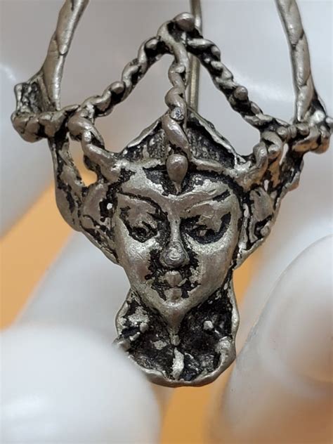 Vintage Elf Brooch Gem