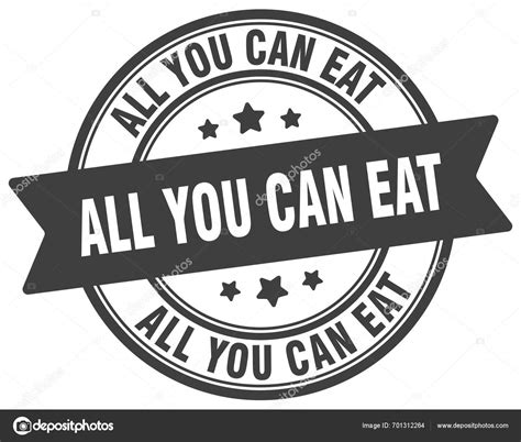 All You Can Eat Stamp All You Can Eat Sign Stock Vector By ©aquir014b