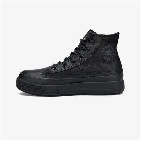 Converse Chuck Taylor All Star Equip Unisex Siyah Deri Bot Kadin Bot