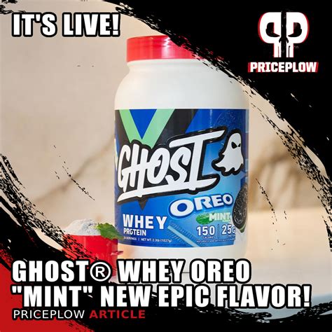 Ghost® Whey Oreo® Mint Announced For June 28 2024