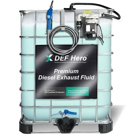 Pre Filled Def Fluid Tote With Heavy Duty Electric Pump 330 Gallons