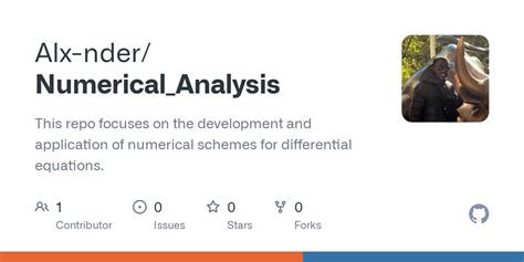 Github Alx Ndernumericalanalysis This Repo Focuses On The