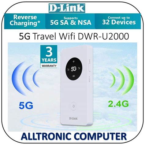D Link Dwr U G Mobile Router Wi Fi Hostpot G Nr Sa And Nsa G G Lte Wpa Mah