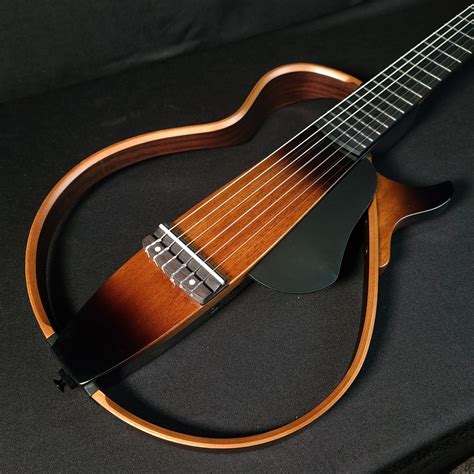 Yamaha SLG200N Silent Guitar Nylon Tobacco Burst with Bag - 889025100571