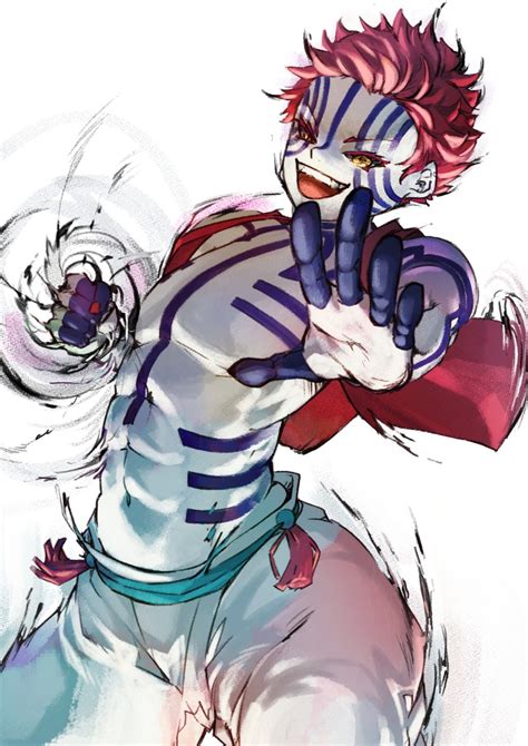 Akaza Kimetsu No Yaiba Drawn By Hatskisin Danbooru