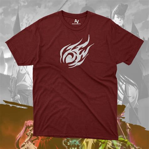 Flame Of Recca Recca Hanabishi Logo Shirt Shopee Philippines