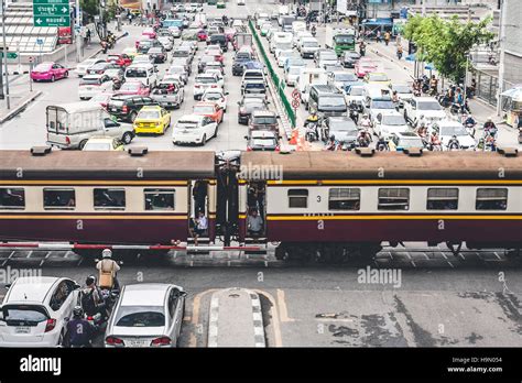 Rush Hour In Bangkok Stock Photo - Alamy