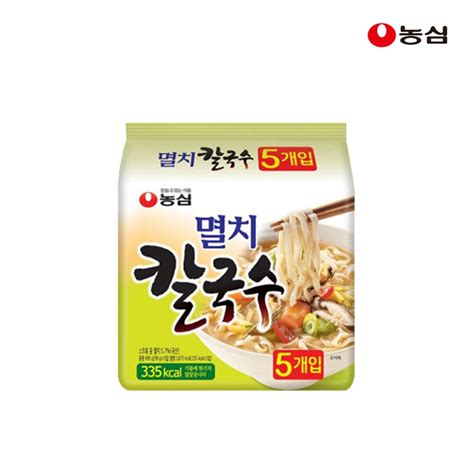 농심 멸치칼국수 멀티팩 98gx5 X 8개40봉 홈플러스 택배배송