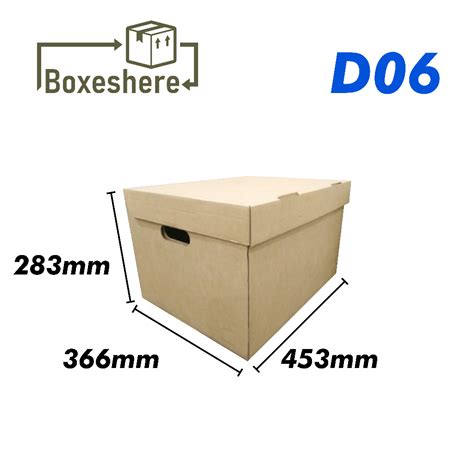 1set 5pcs D06 Filing Box File Box Carton Box Packaging Box Storage