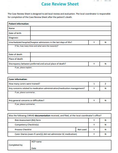 Free 20 Review Sheet Samples In Pdf Ms Word