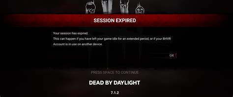 Session Expired In The Middle Of A Game — Bhvr