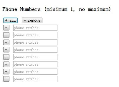 Dynamically Add Remove Html Elements With JQuery Duplicate Plugin