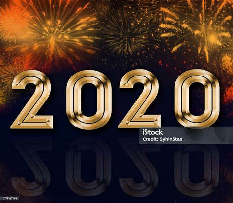 크리스마스 새해 카드 2020 황금 날짜 2020 새해 복 설 날 일러스트 2020년에 대한 스톡 벡터 아트 및 기타 이미지