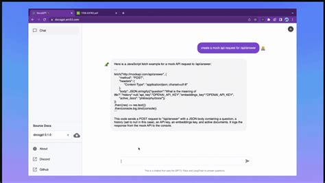 DocsGPT AI Powered Documentation Assistant Tool