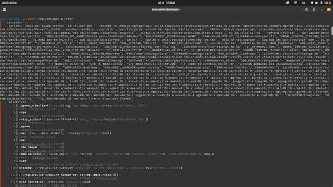 Precompile Package Error IOError Could Not Spawn Setenv Package Management Julia