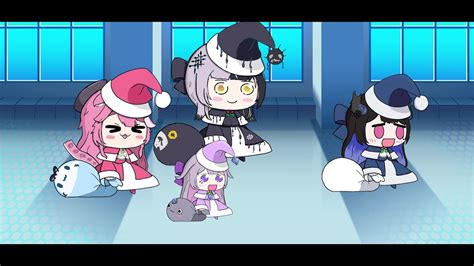 【小廢片】padoru Padoru Feat Nerissa Shiori Biboo Raora And Sana Youtube