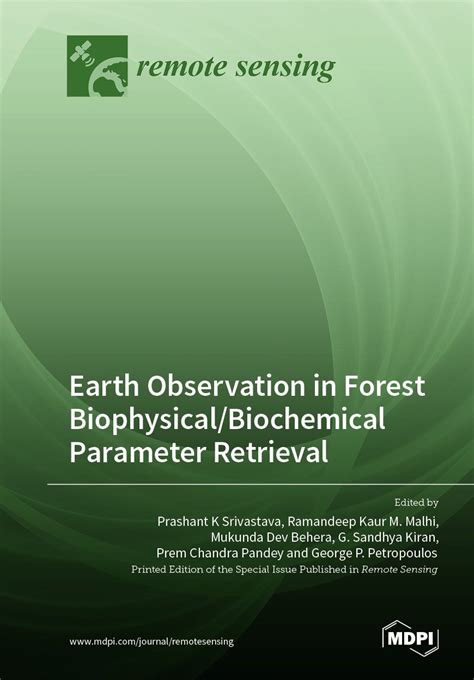 Earth Observation In Forest Biophysicalbiochemical Parameter Retrieval Mdpi Books