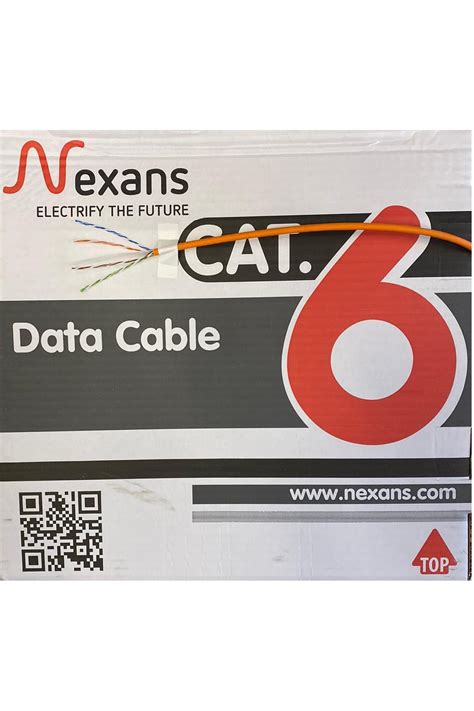 Nexans Cat 6 U UTP 4 Çift 305 M 23 AWG Halojen Free HF Ethernet