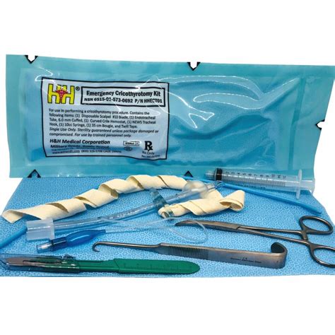 Surgical Cricothyrotomy Cricoid Hook Trach Hook