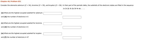 Solved Chapter 40 Problem 031 Consider The Elements