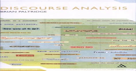 Pdf Brian Paltridge Discourse Analysis An Introduction Pdf