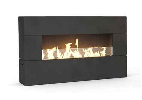 american fyre designs™ standard milan low linear fireplace hearth