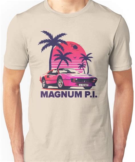 Magnum Pi Hawaii Unisex T Shirt Pi T Shirt Magnum Pi Classic T Shirts