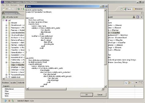 The Generated Atl Code Using The Plug In For Mapping Download Scientific Diagram