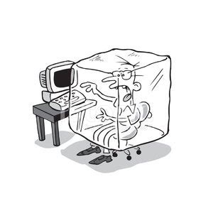 Computer Freeze Stock Vector Royalty Free FreeImages