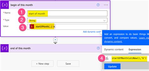 How To Get Start And End Of The Month In Power Automate