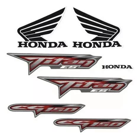 Kit Adesivos Jogo De Faixas Honda Cg 150 Titan Es 2008 Cores Cor Moto