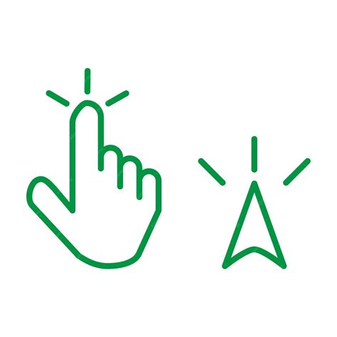 Premium Vector Click Pointer Icon Vector Design Templates