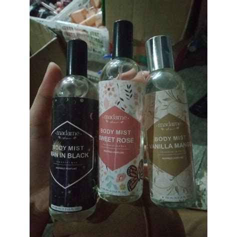 Jual Madame Body Mist Inspired Parfum Ml Shopee Indonesia