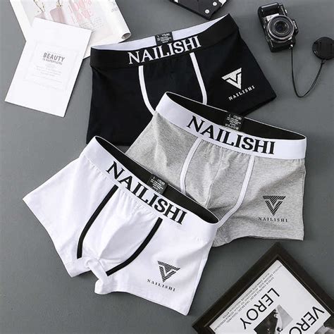 Mens Pure Cotton Underwear Breathable And Eco Friendly