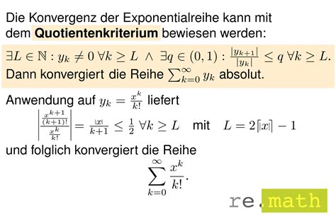 Re Math Exponential Funktion