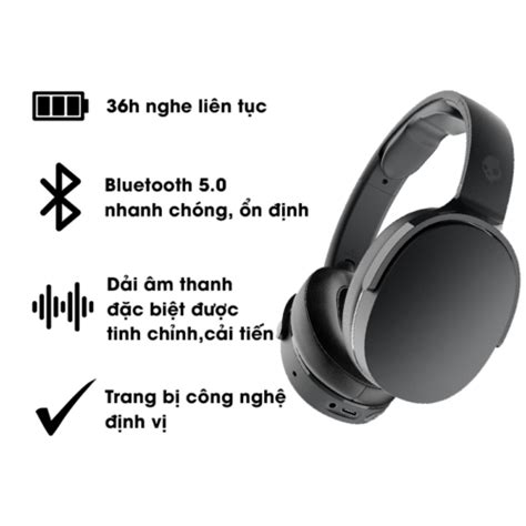 Tai Nghe Skullcandy Hesh 3 Wireless Dáng Over Ear Chống Ồn