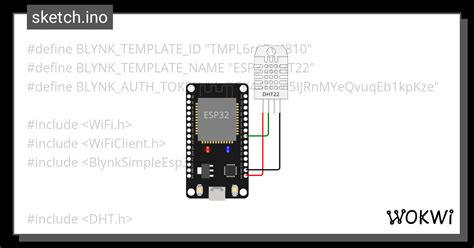 Pengukur Suhu And Kelembaban Wokwi Esp32 Stm32 Arduino Simulator
